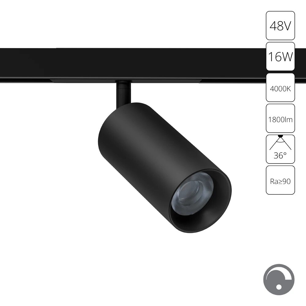 Трековый светильник Arte Lamp OPTIMA A7472PL-1BK