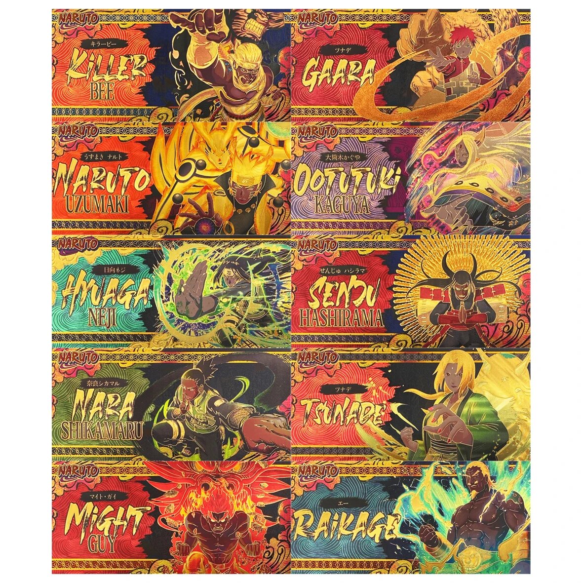 Коллекционные карты Наруто Bandai 10pcs