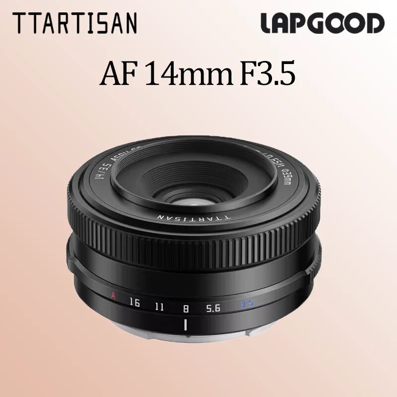 TTArtisan AF 14mm F3.5 APS-C объектив для Fuji XF, Sony E Sony E-mount (APS-C)