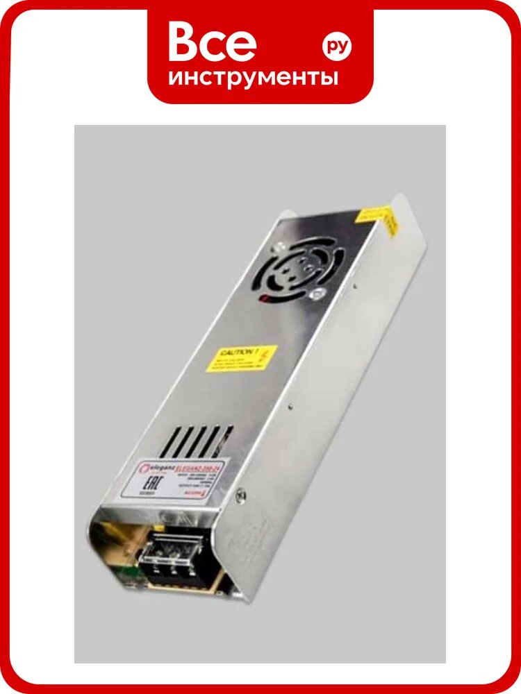 Блок питания ELEGANZ 24V 350W негерм, узкий IP20 EL-0010