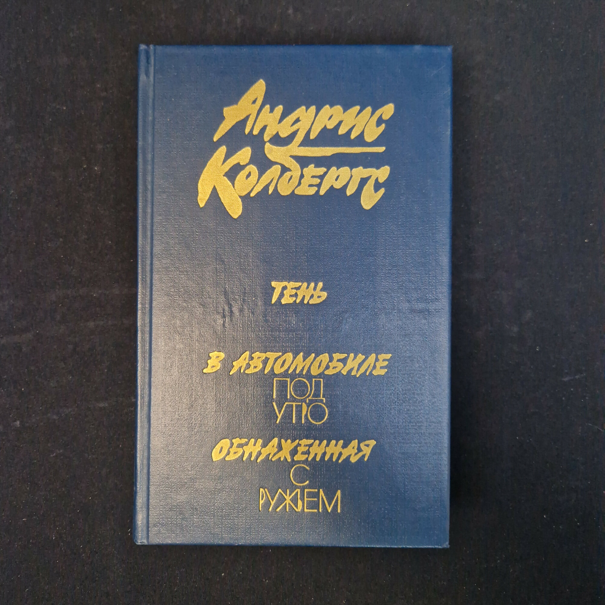 Андрис Колбергс. Тень в автомобиле под утро. Книга. Роман.