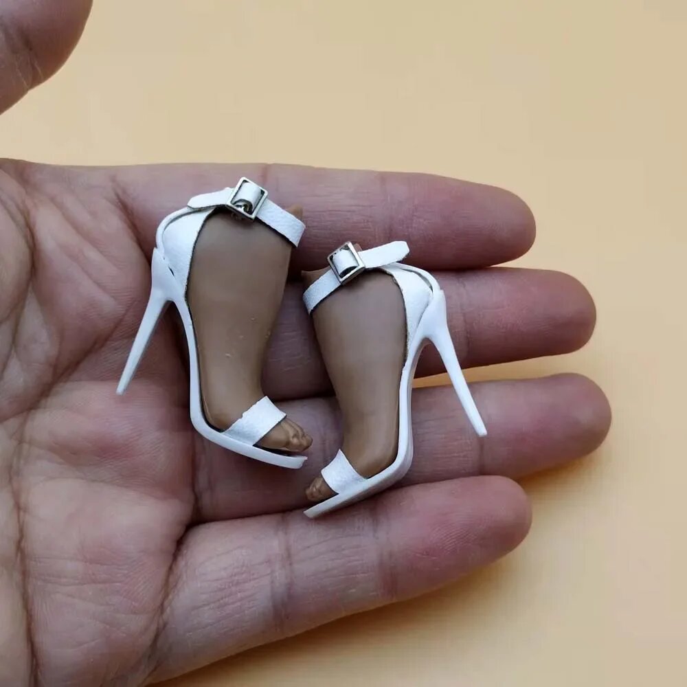 Сандалии для куклы JIAOU DOLL 1/6 Белый, White For Wheat Doll