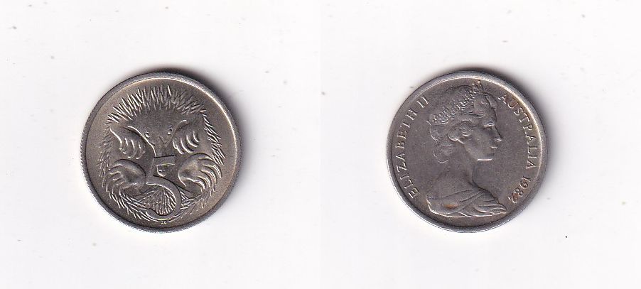 Австралия 5 центов 1982 год
