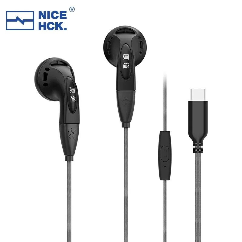 NICEHCK YDSmall проводные наушники Black TypeC With Mic