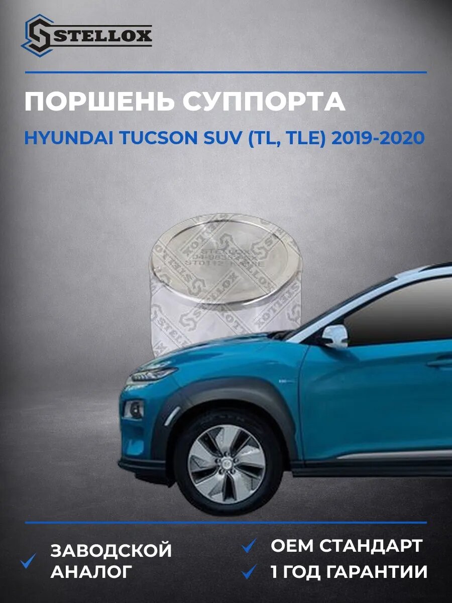 Поршень суппорта Stellox 0498352SX Хендай Туссан SUV Hyundai Tucson SUV TL 2019-2020