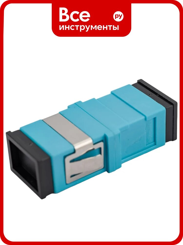 Оптический адаптер LANMASTER SC, без фланцев, OM3, симплексный LAN-SC/NF-AM-OM3