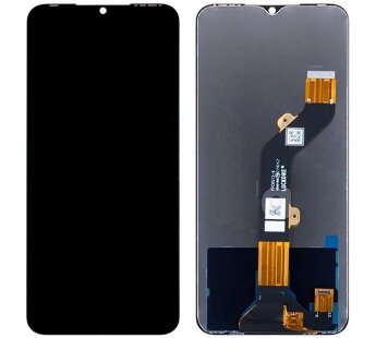 Дисплей для Tecno Spark Go 2022 (KG5m) в сборе Черный + набор инструментов и клей