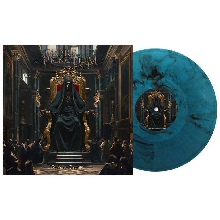 Виниловая пластинка Mors Principium Est - Darkness Invisible LP Venator Turquoise Marbled