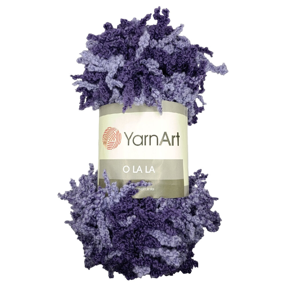 Пряжа для вязания YarnArt O la la 568 сирень 1 уп 100 гр/11 м 30% шерсть, 70% акрил