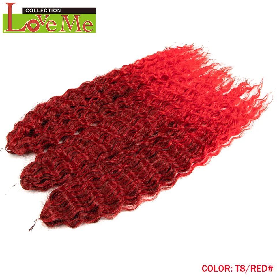 FASHION IDOL Косички Ariel Twist, красный, 22 дюйма