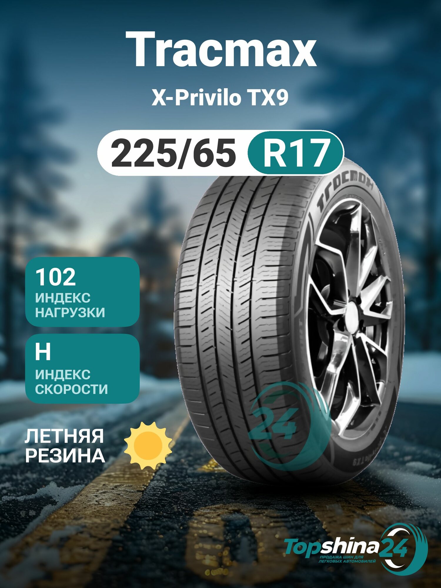 Шины летние Tracmax X-Privilo TX9 225/65 R17 H102