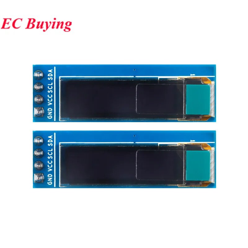 EC Buying 0,87" белый ЖК-OLED дисплей SSD1316 SSD1312 IIC 128x32 Синий, OLED Module 2pcs