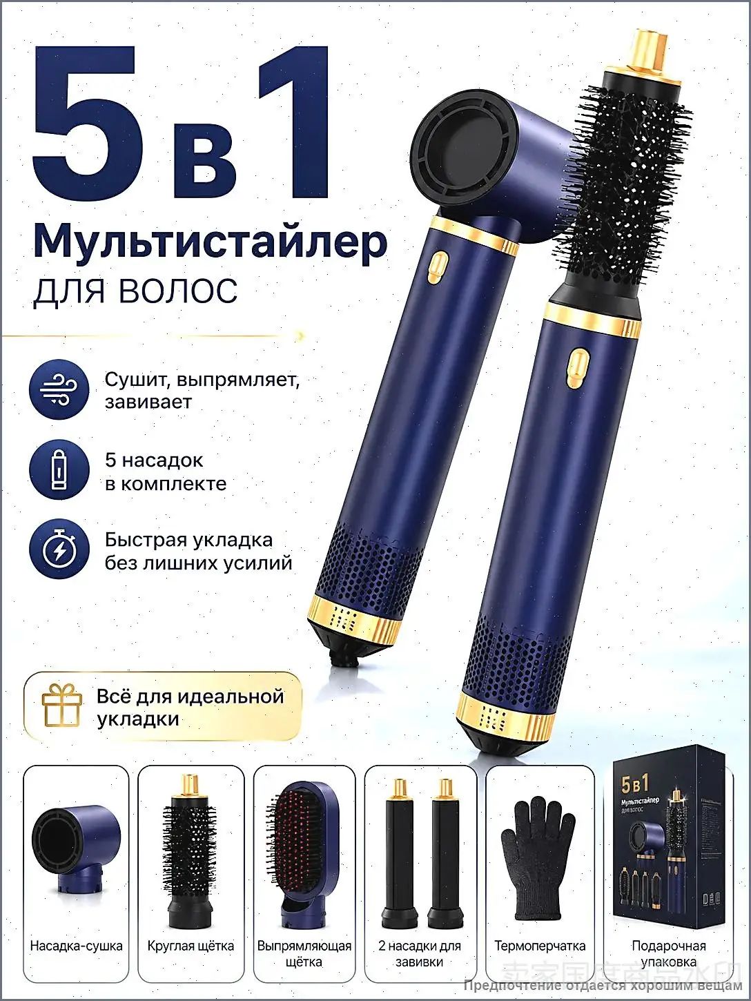 Фен для волос _8b8b99ba-bbbb-4baa-9bba-aaab9a99aab8, синий