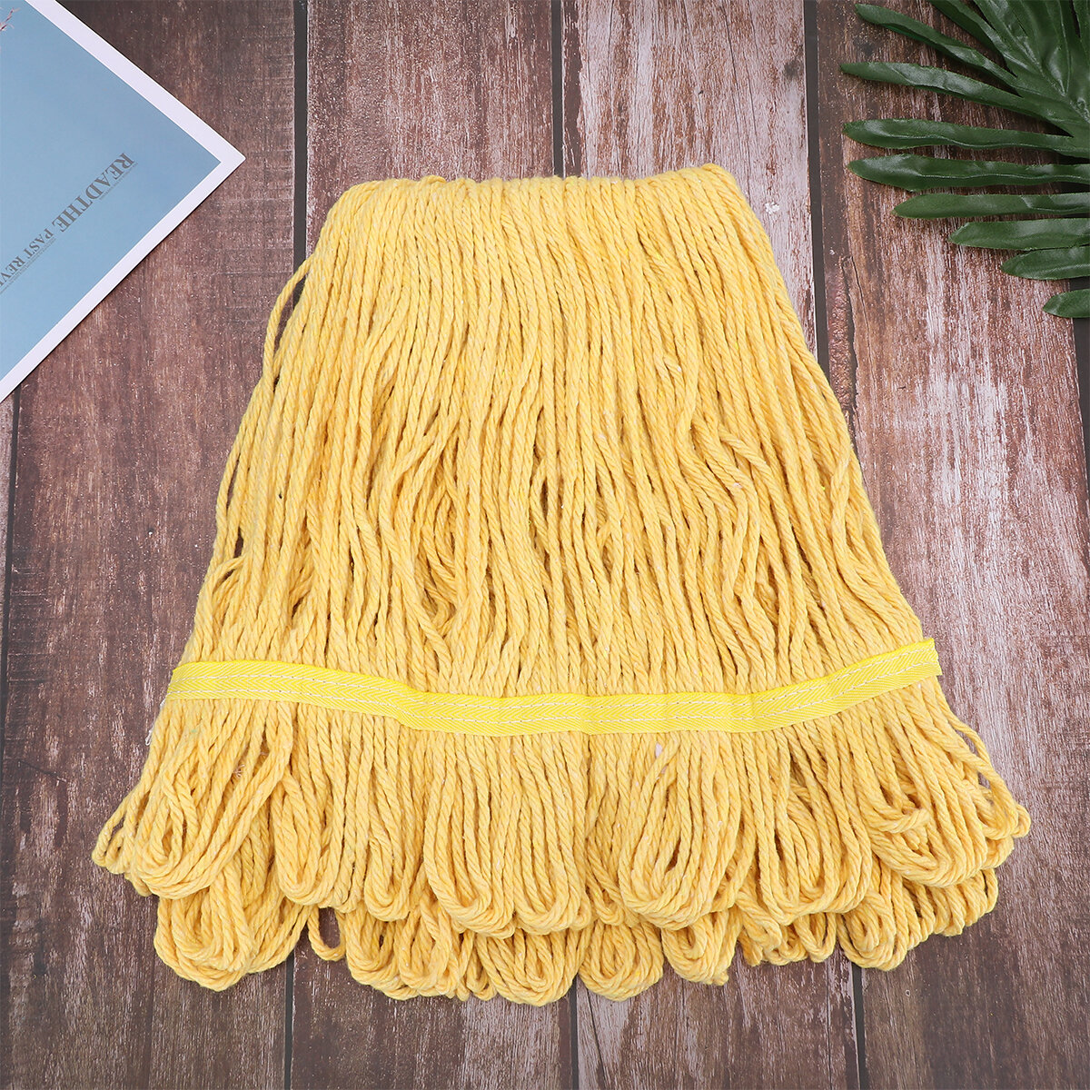 Тряпка Для Уборки Из Хлопка 1Шт Желтый 37X20Cm Подходит Для Разных Поверхностей Дома Простая В Использовании