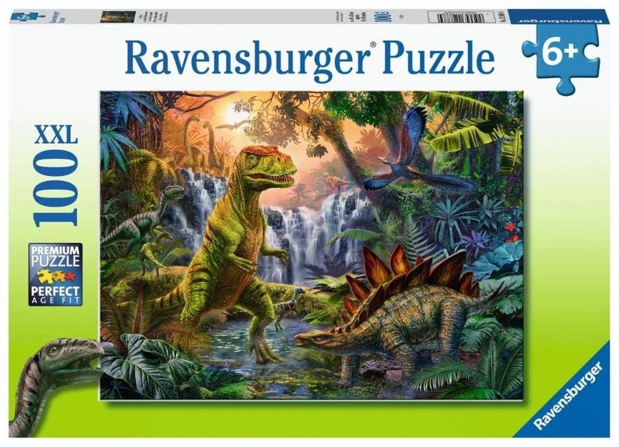 Пазл Ravensburger Оазис динозавров, xxl, 100 элементов, 49x36 см, разноцветный