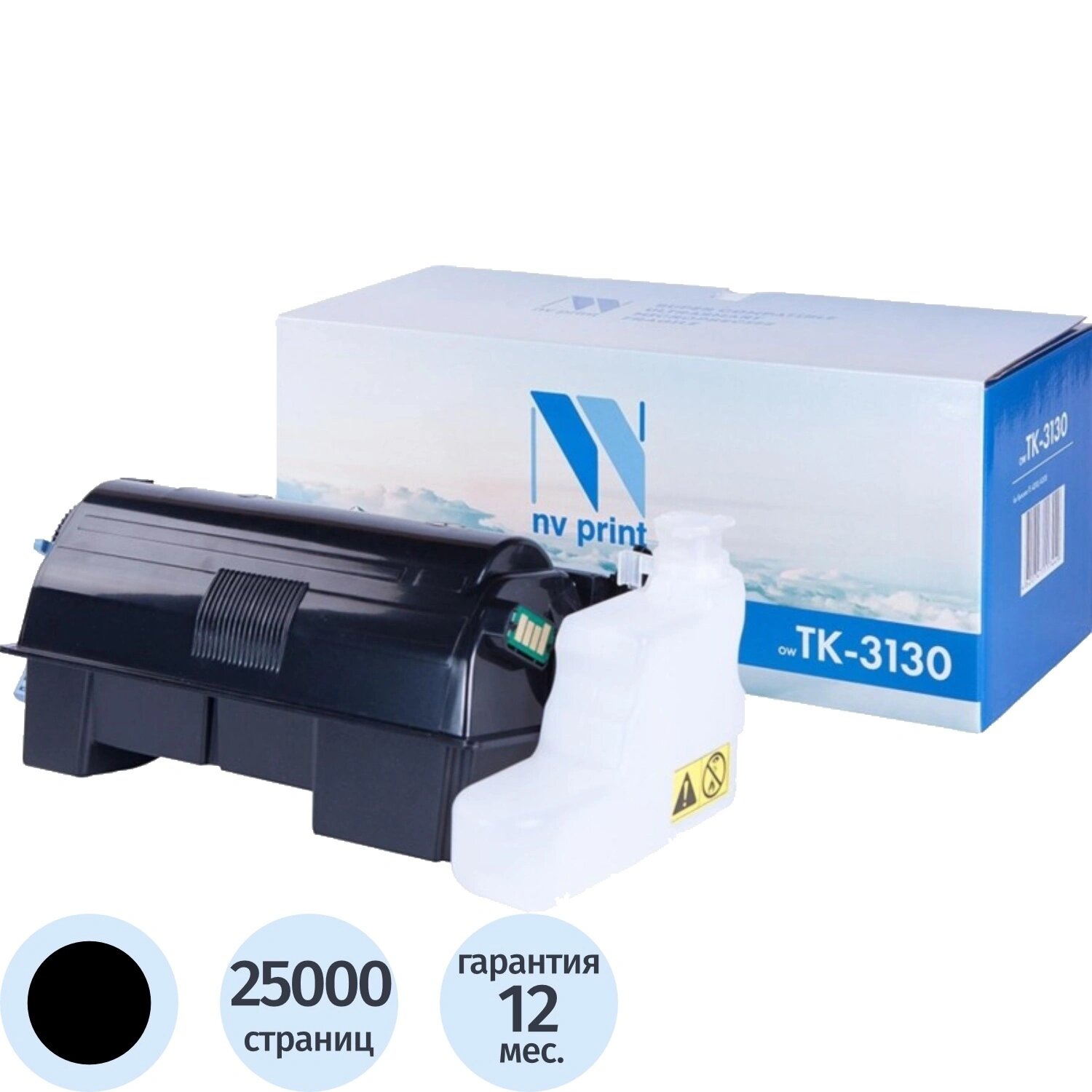 NV Print Тонер-картридж NV Print TK-3130 NV-TK-3130 для Kyocera чёрный совместимый