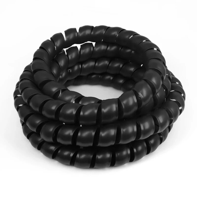Спиральная оплетка для кабелей черного цвета 8-35 мм 10m x 1pcs, 12mm