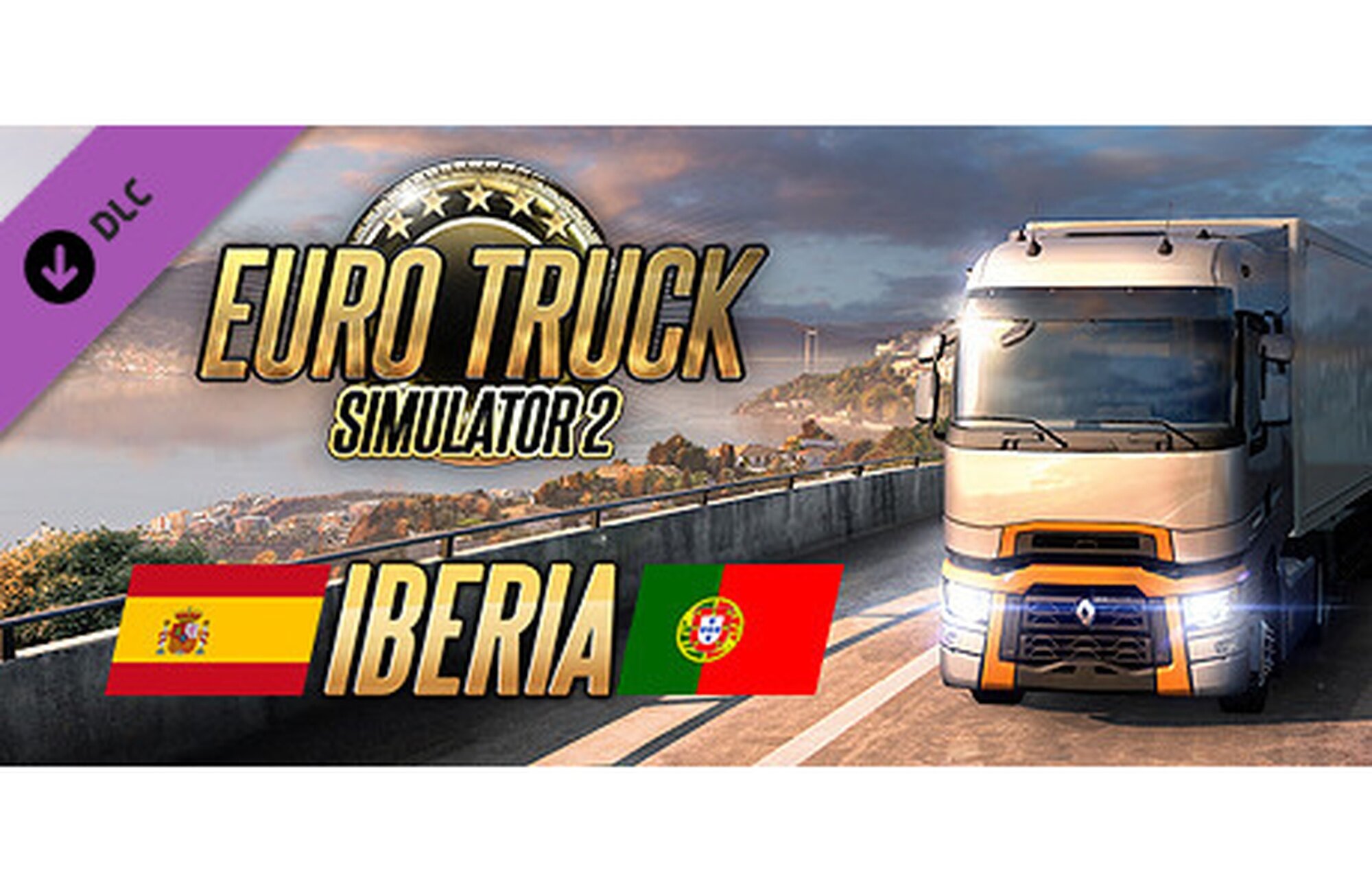 Видеоигра Euro Truck Simulator 2 Iberia DLC, Все страны, разработчик SCS Software, издание DLC