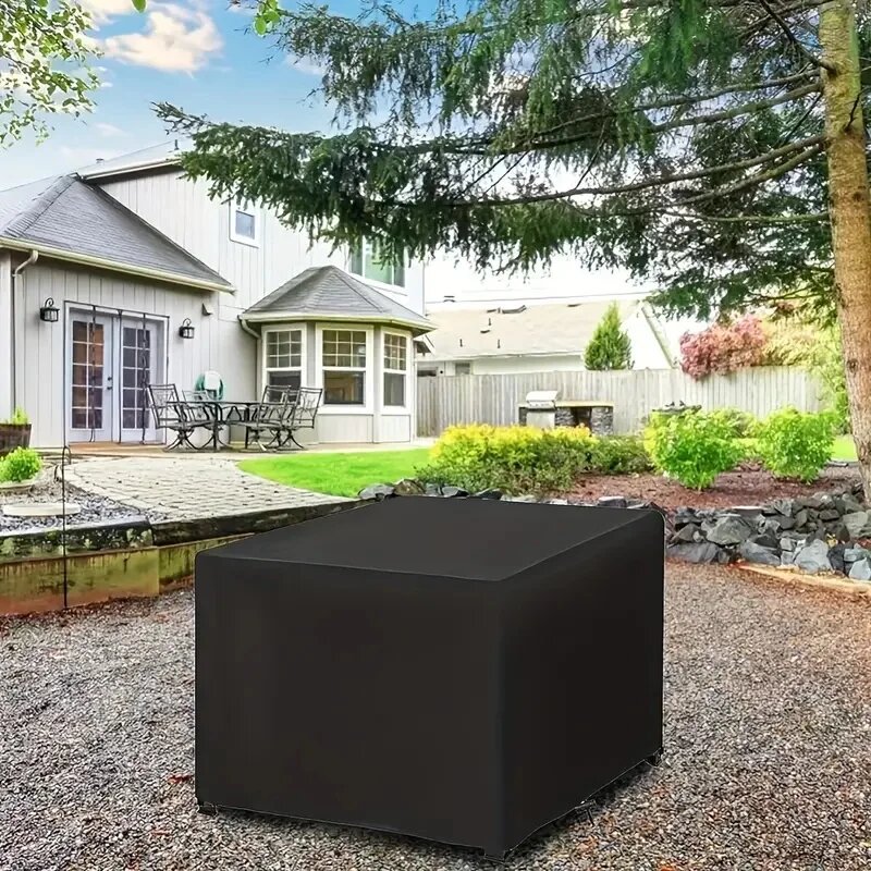 Бreathable Square Fire Pit Cover 50x50x50cm