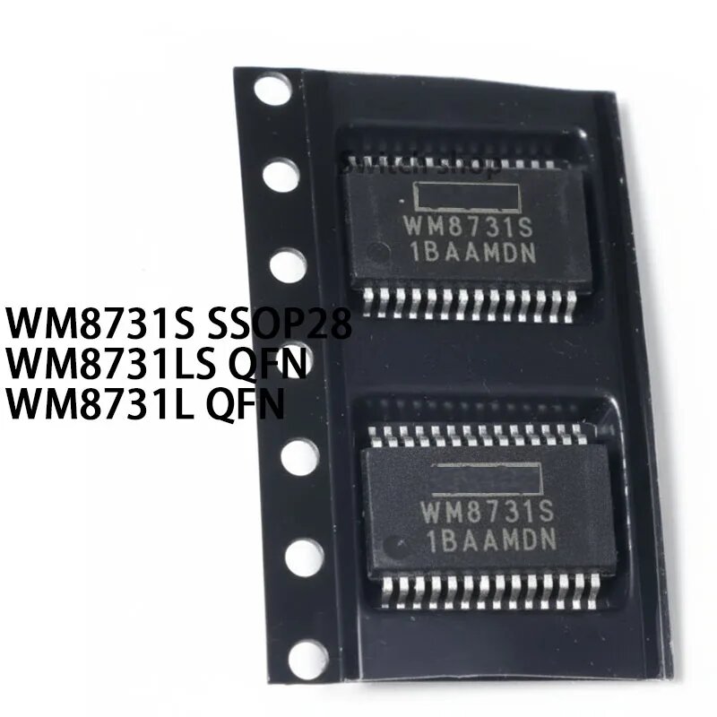 5x WM8731S SSOP28 Разъем