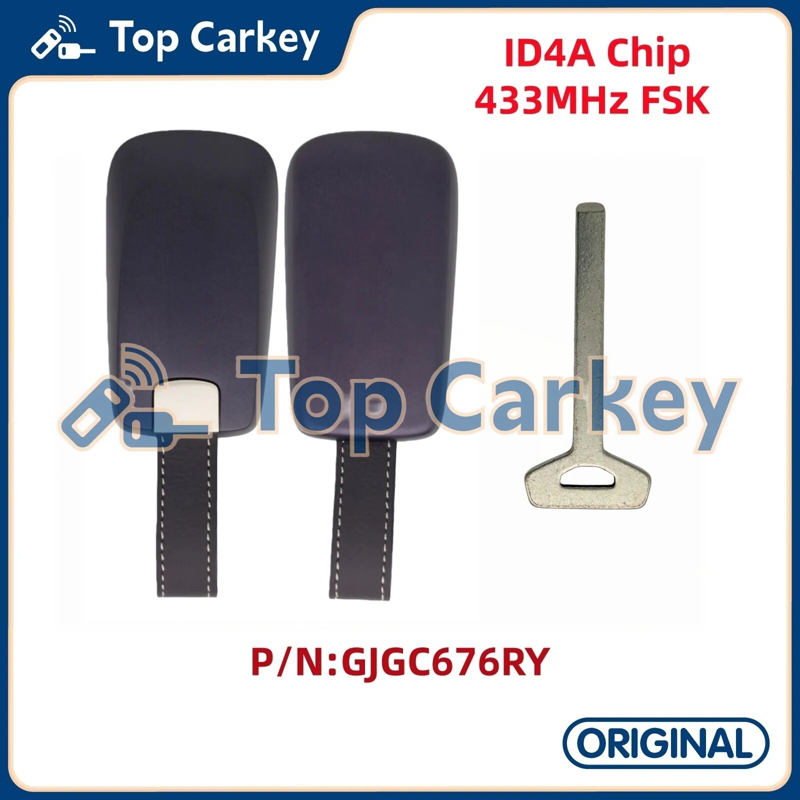 TopCarkey оригинальный OEM GHWL675RY умный дистанционный ключ ID4A чип 433 МГц NFC ключ-карта для Mazda EZ6 EZ-60 6e CX-6e EZ60