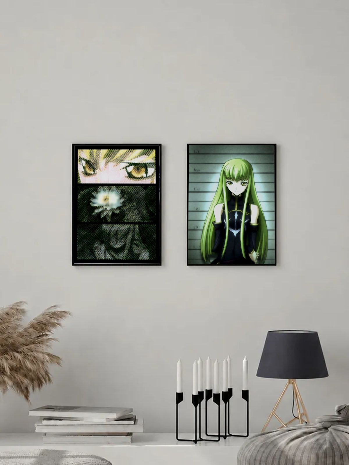 Набор Постеров / Плакатов Аниме Code Geass (Код Гиас) 2 Листа А4