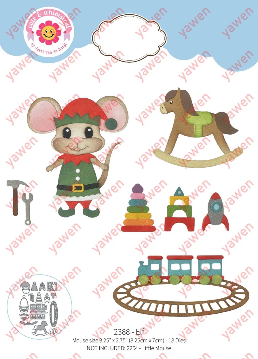 Штампы и вырубки "Мария Битл" Черный dies and stamps-7