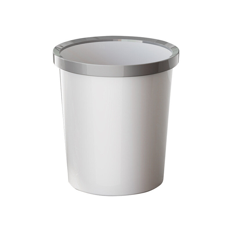 Белый мусорный контейнер 8.5L
