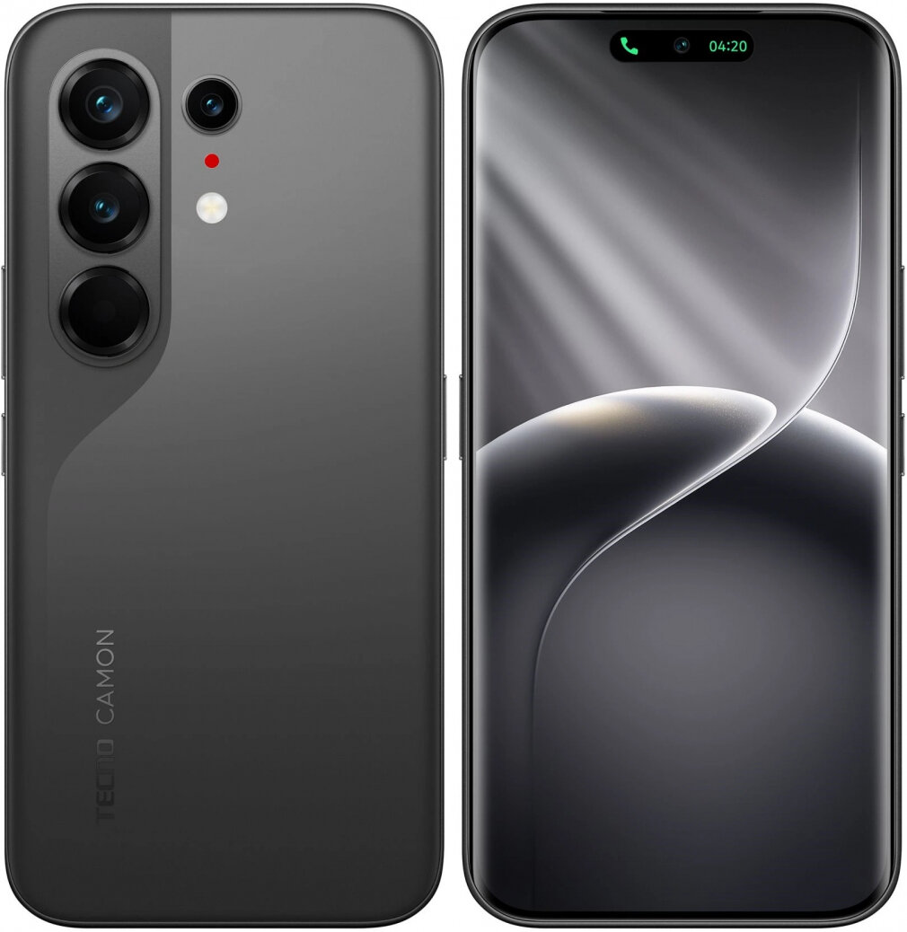 Смартфон Tecno Camon 50 Ultra 5G, AMOLED, 12/256Gb, Moonshadow Black (черный) (RU)