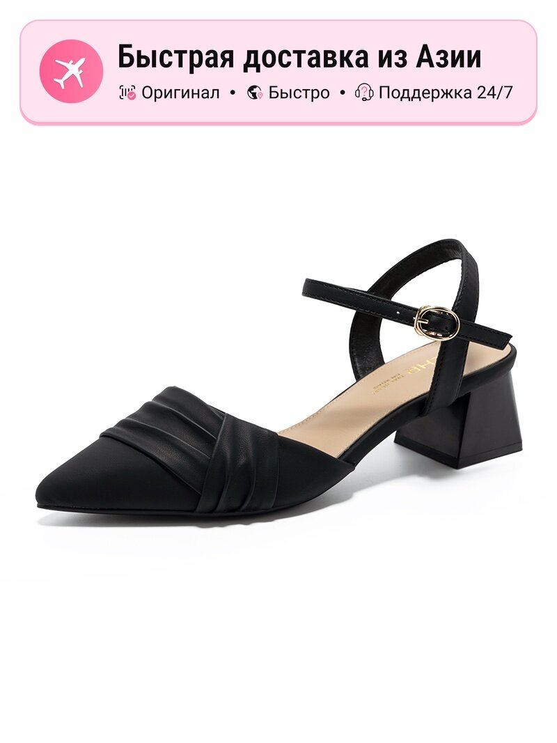 Туфли ZHR Block Heel High Heels