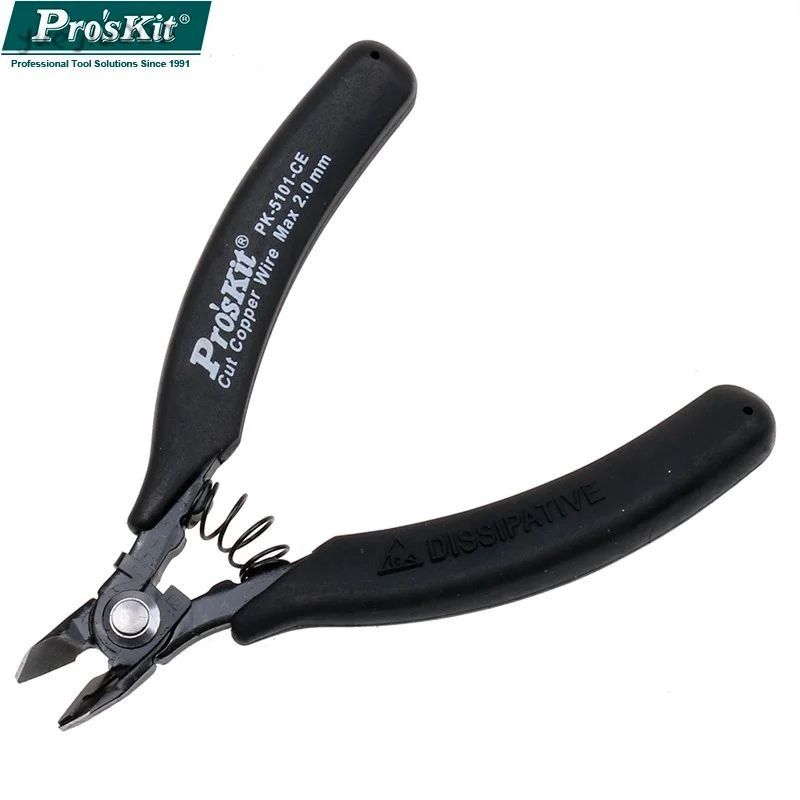 Proskit 1PK-5101-CE Прецизионные Бокорезы, Антистатические Плоскогубцы С Предохранительным Зажимом И Токопроводя 1000
