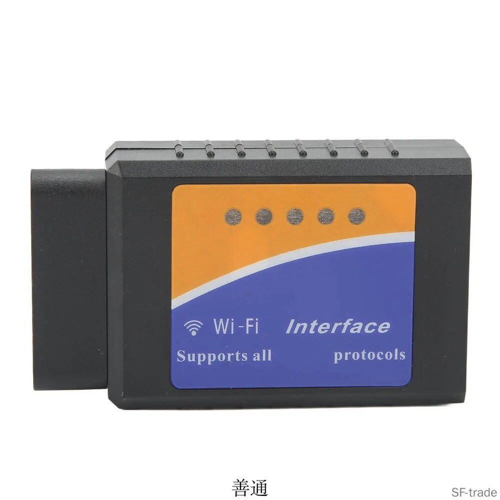 Автомобильный WiFi Сканер ELM327 OBD2 для Диагностики Двигателя и Чтения Кодов Неисправностей на Андроид и iOS