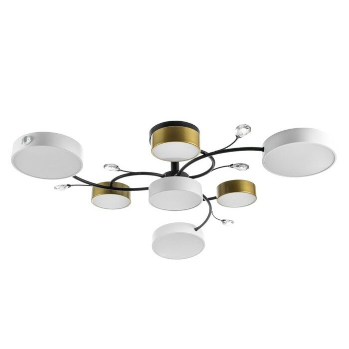 Люстра BayerLux «Ассами», 7хLED, 168 Вт, 3000-6000К, 80×80×21 см