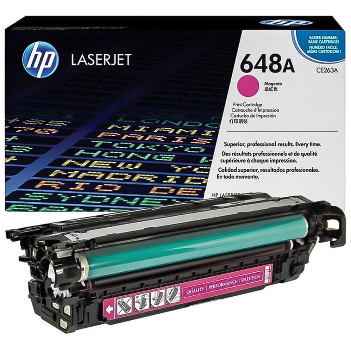 Картридж оригинальный HP 648А CE263A (11000 страниц) пурпурный