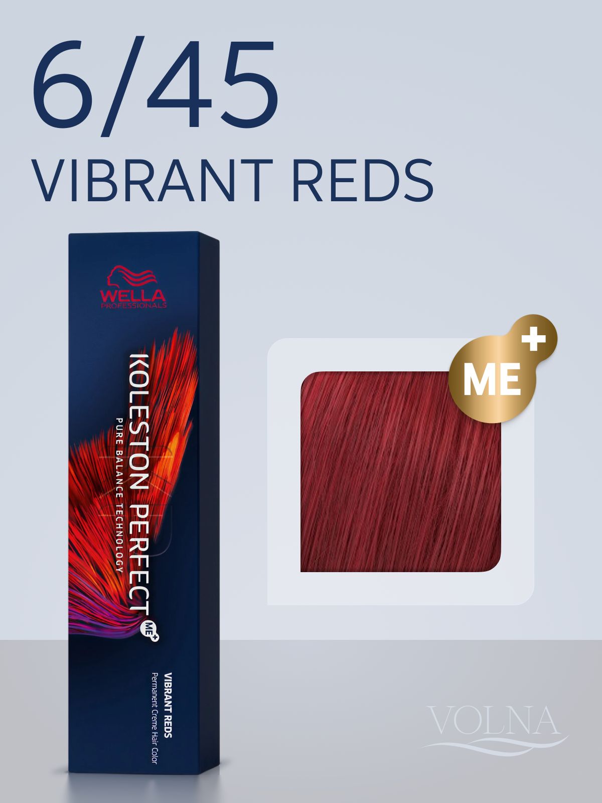 Wella Koleston Perfect Me+Профессиональная стойкая крем-краска для волос, 6/45 Темно-красный гранат