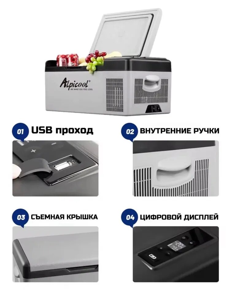Alpicool Автохолодильник — фото 1