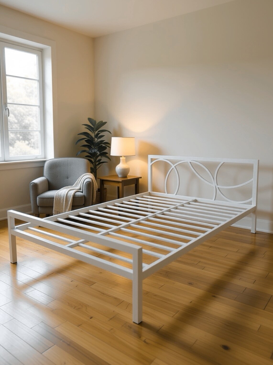 Кровать LOFT Mebel Злата, металл, ортопедическая, 180х200 см