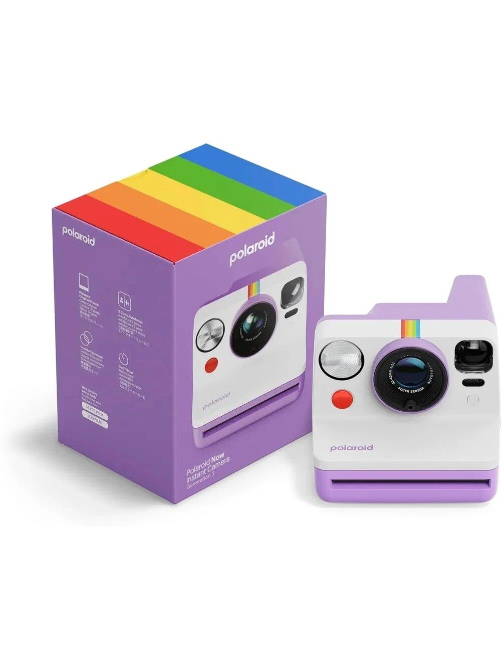 Фотоаппарат мгновенной печати Polaroid Now Generation 3 Фиолетовый