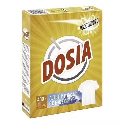 Стиральный порошок Dosia Альпийская свежесть всех видов тканей 400 г