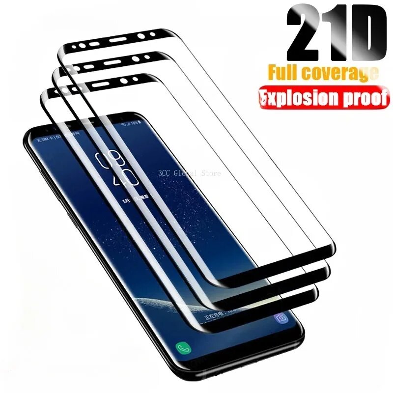 Закаленное стекло для Samsung Galaxy S10 S9 S8, Защита экрана для S20 S21 Plus S10e Note S 21 9 8 10 FE 20 Ultra A32 A51 A52 A71