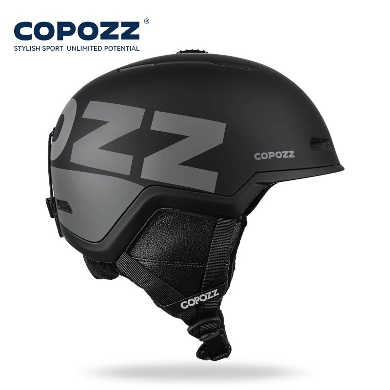 COPOZZ лыжный шлем черный Black Gray, размер M