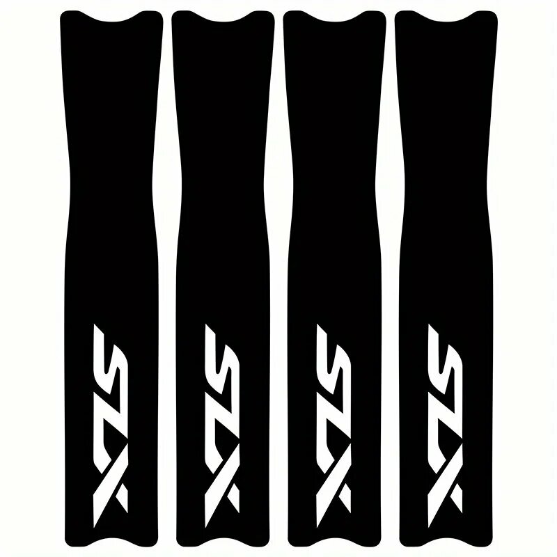 Наклейки на шатуны велосипеда XSL, White