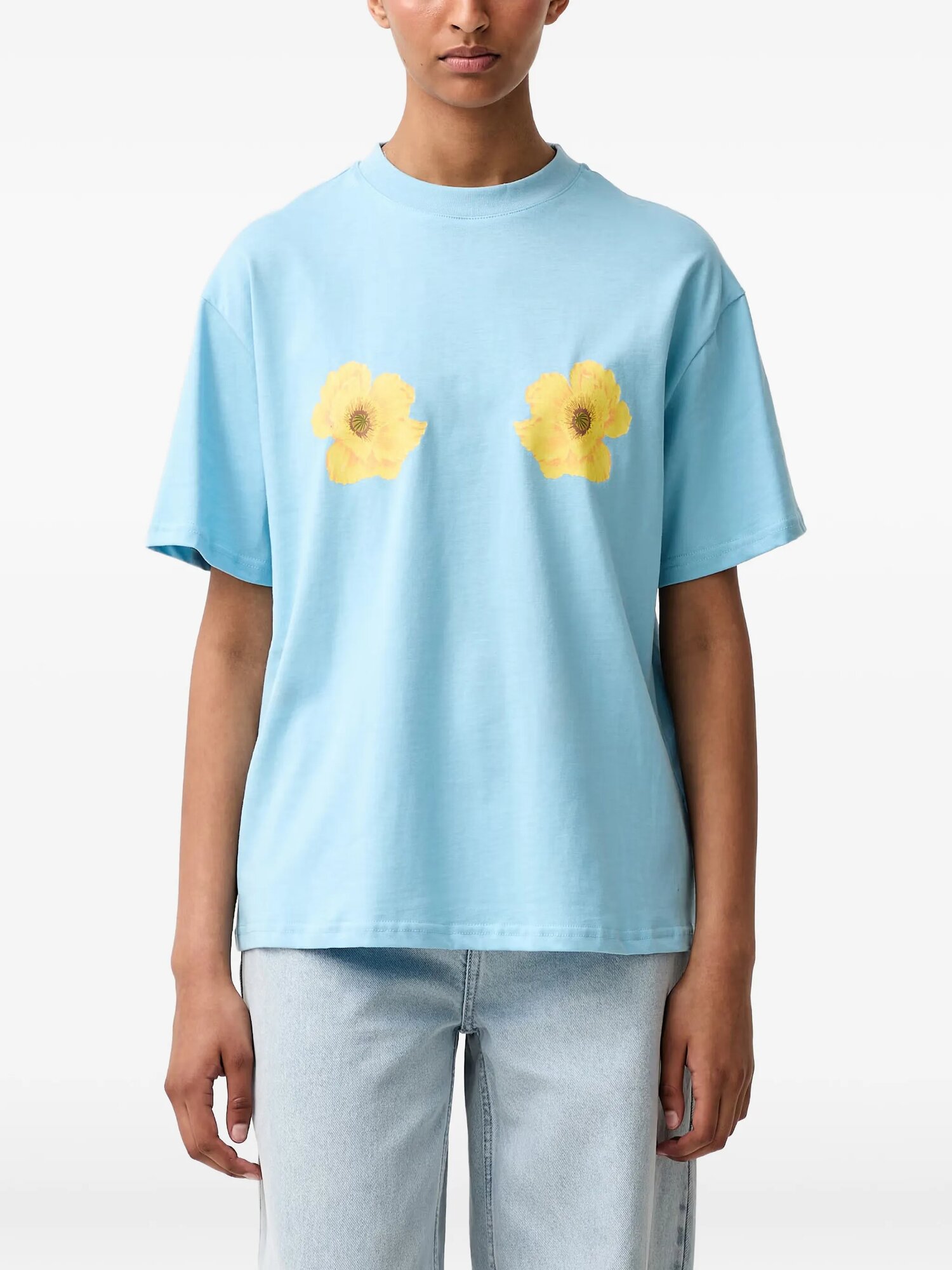 Футболка Floral-print T-shirt
