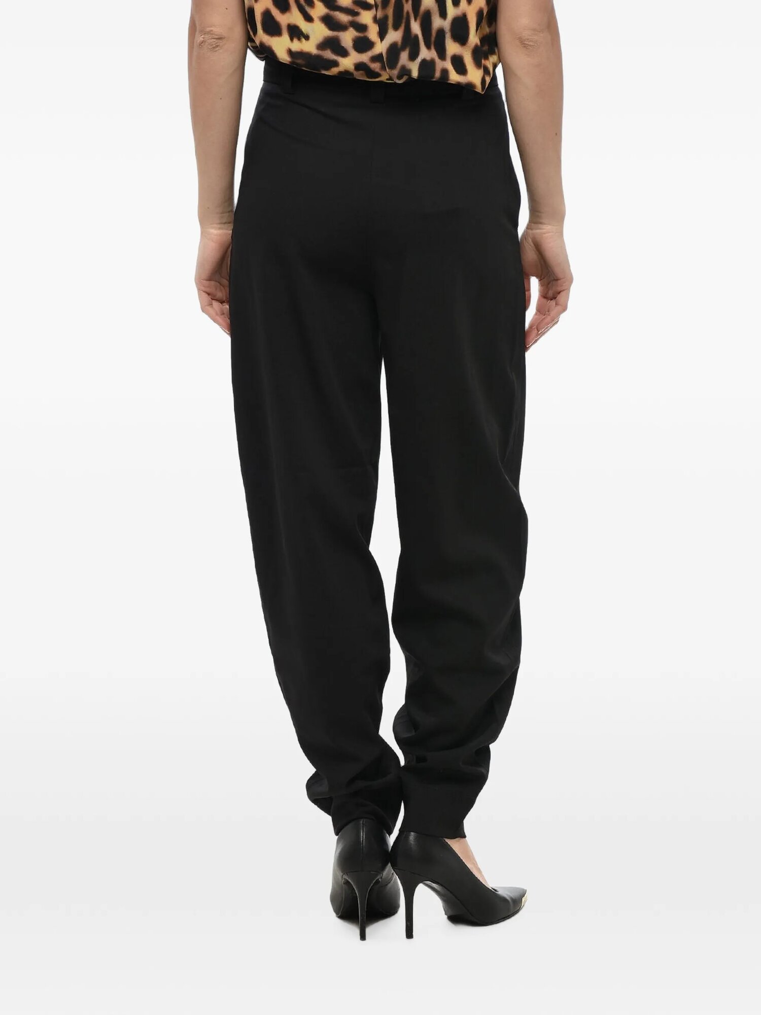 Брюки Stella McCartney Double front-zip trousers, размер 38, черный — фото 1
