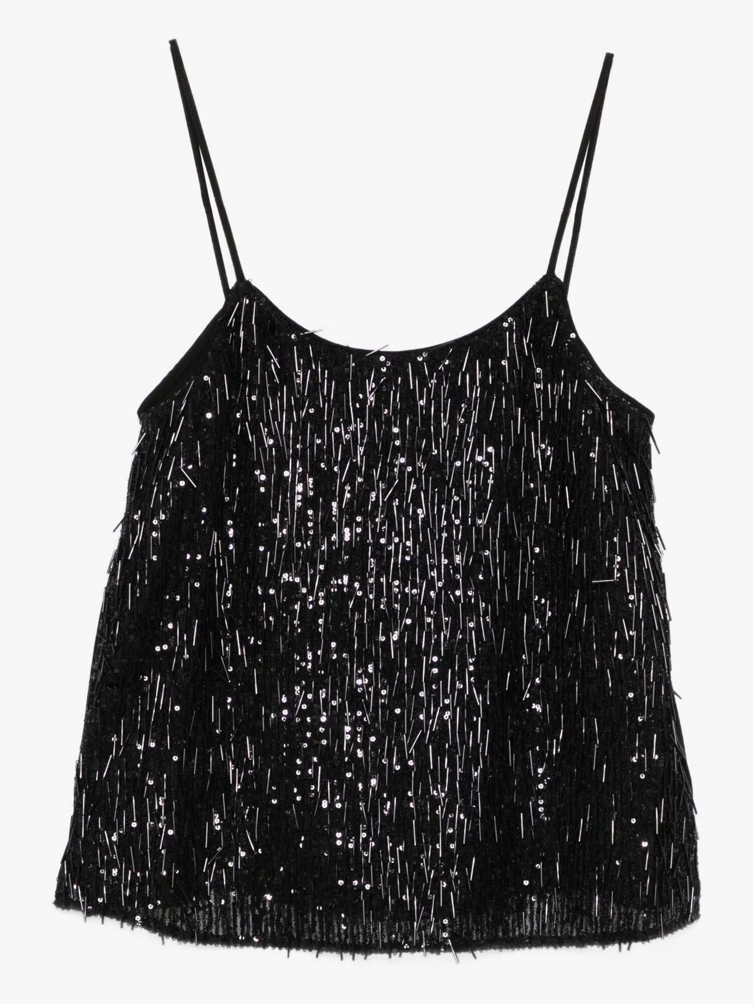Топ Sequin fringe top