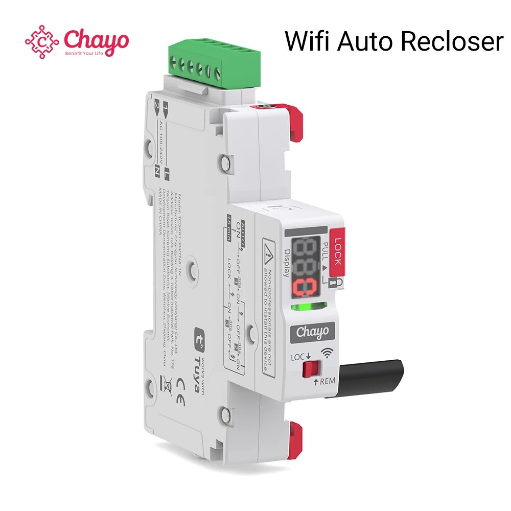 Chayo TONGOU LED Wifi Автоматический выключатель