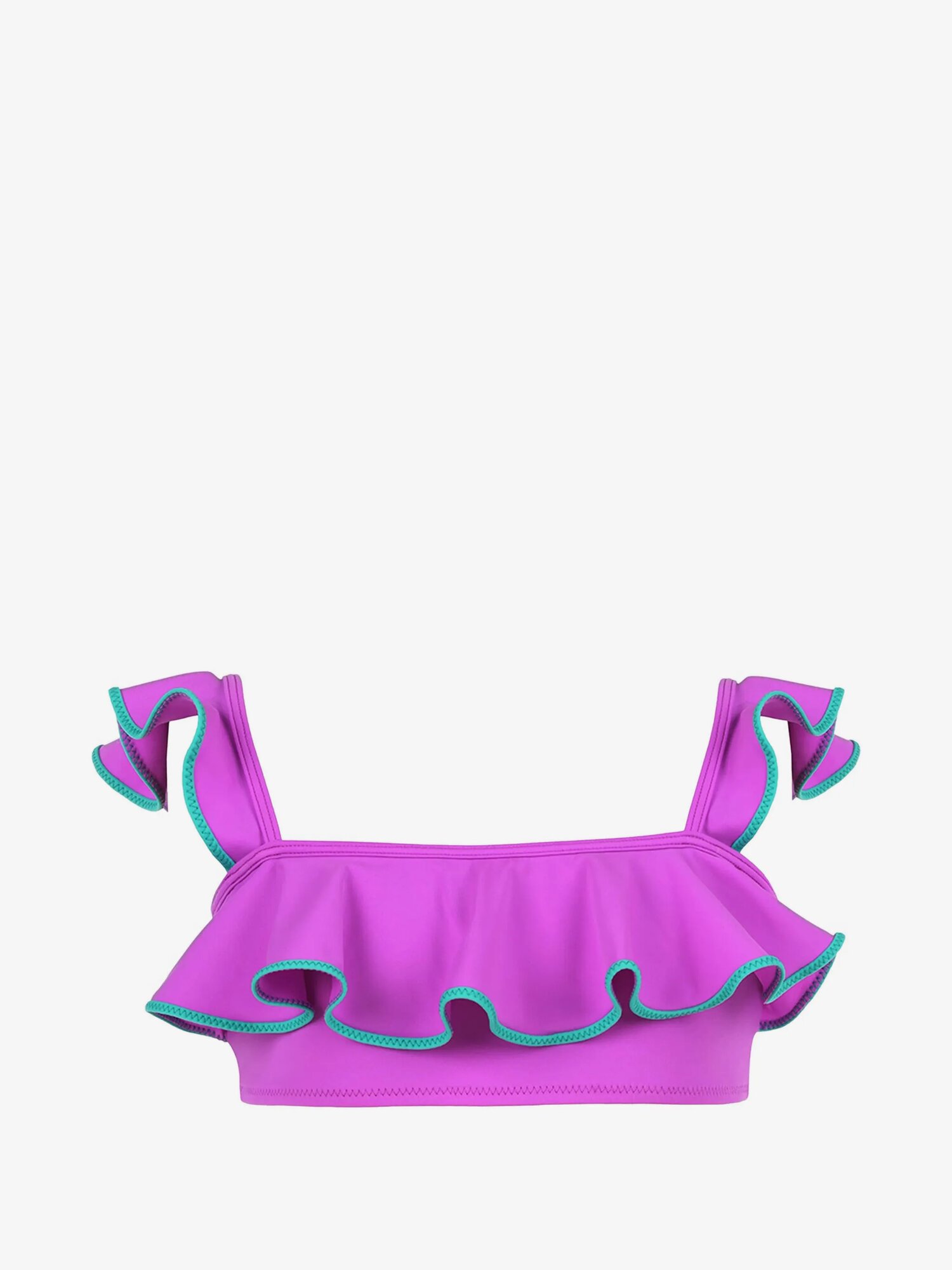 Купальник NESSI BYRD Ruffled bikini set, размер 4 года, фиолетовый — фото 1