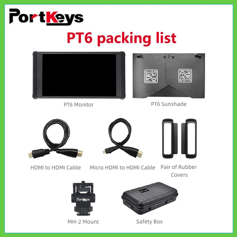 Portkeys PT6 5.2" монитор для камеры, PT6 Monitor