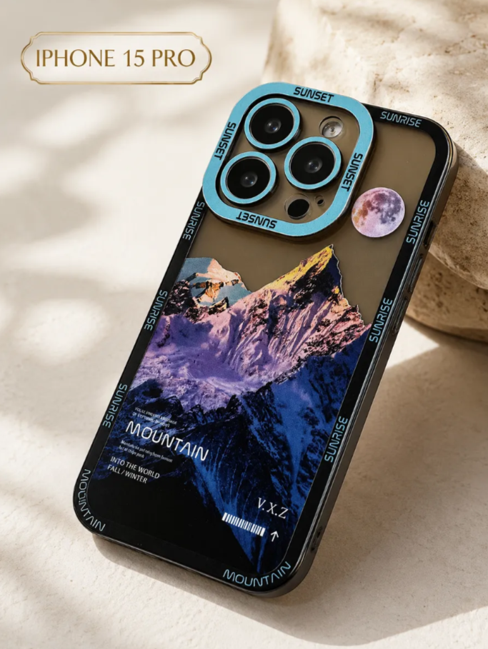 Чехол на iphone 15 про силиконовый с принтом
