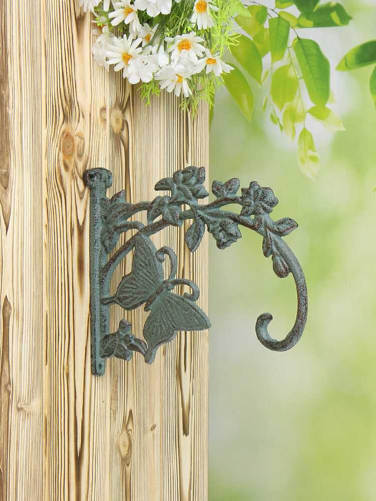 Крючок декоративный "Бабочка", IRON GARDEN, чугун